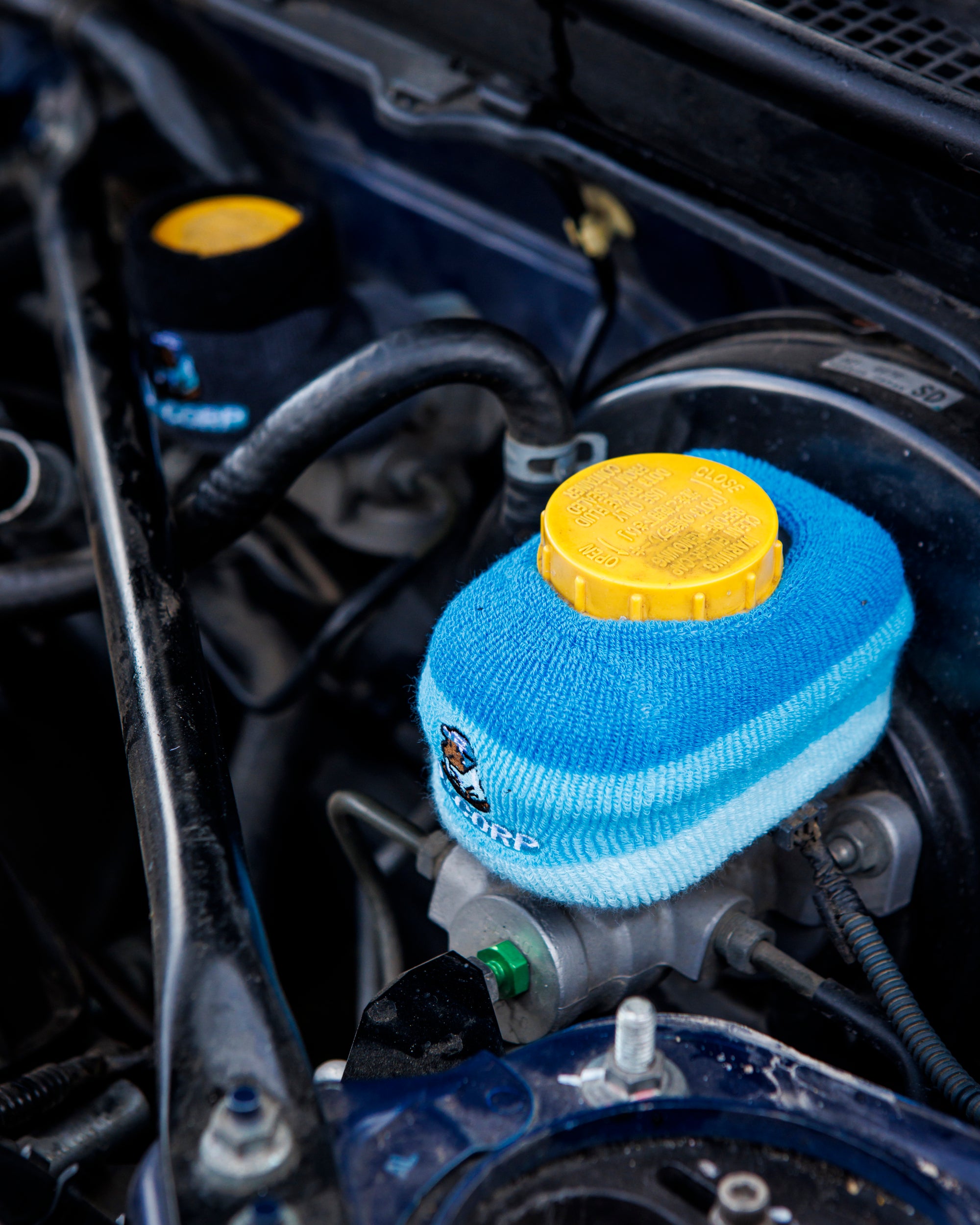 D-corp Reservoir Sock – JDM Coolant Cover for Track Cars